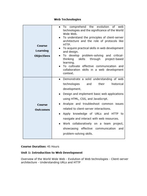 web technologies pdf world wide web internet and web