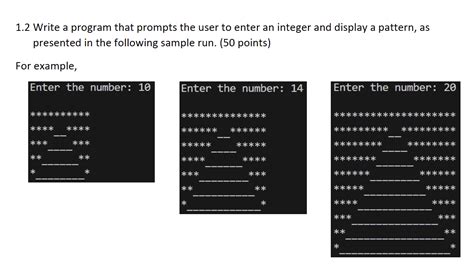 Solved 12 Write A Program That Prompts The User To Enter An