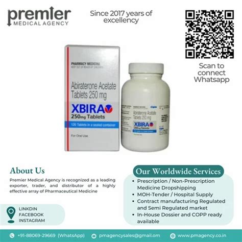Cipla Ltd Abiraterone Acetate Xbira Mg Tablets Tablets Bottle At Bottle In Nagpur