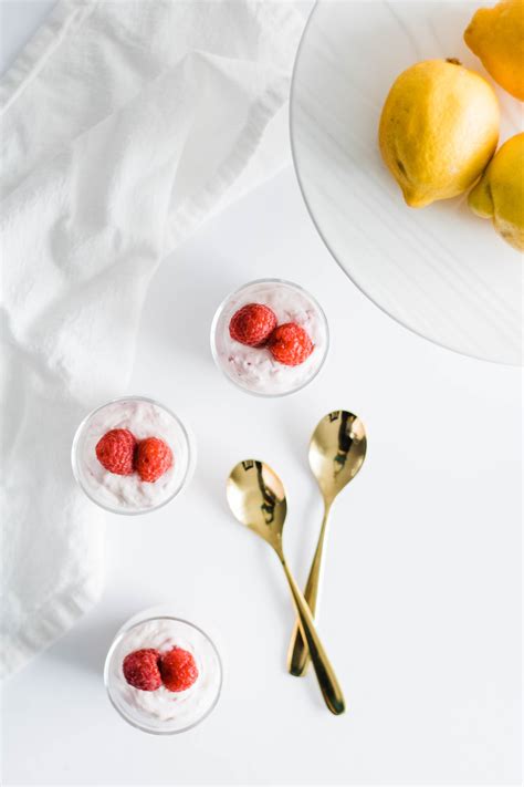 No Bake Lemon Raspberry Cheesecake Cups