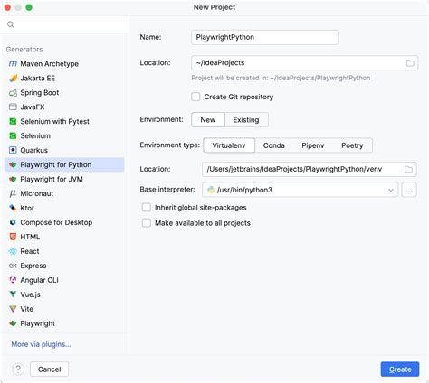 Playwright Intellij Idea Documentation