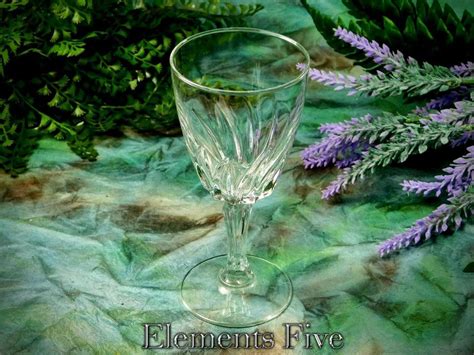 Crystal Chalice Clear Crystal Glass Chalice Vintage Leaded Etsy
