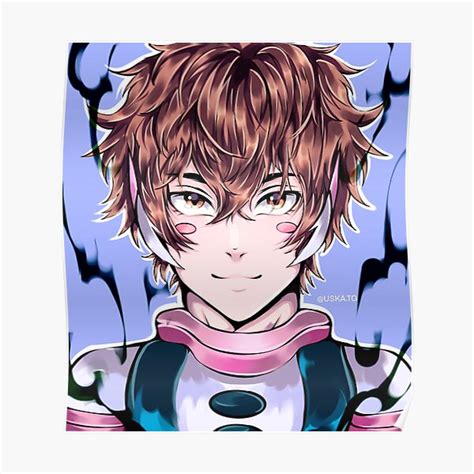 Uraraka Ochako Genderbend Poster For Sale By Uska Tg Redbubble