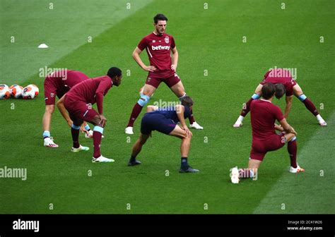 West Ham Uniteds Declan Rice During The Premier League Match At The