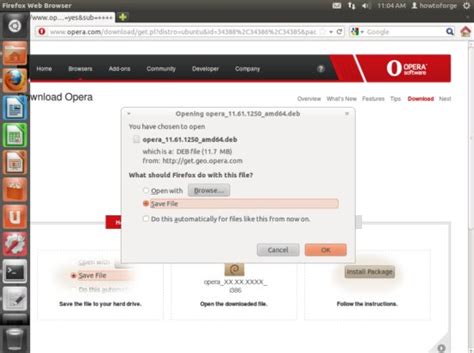 Installing Opera Widgets On Ubuntu Unity Desktop Ubuntu