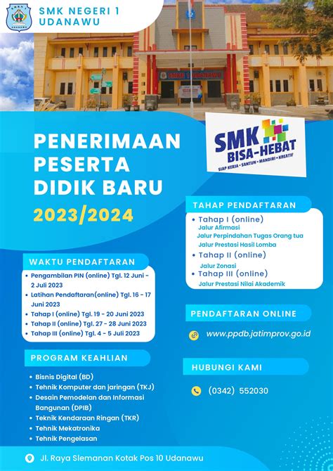 Informasi PPDB SMKN 1 Udanawu 2023 2024 SMKN 1 Udanawu