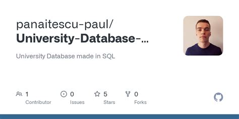 University Database Sql 2020sql Queriessql At Master · Panaitescu