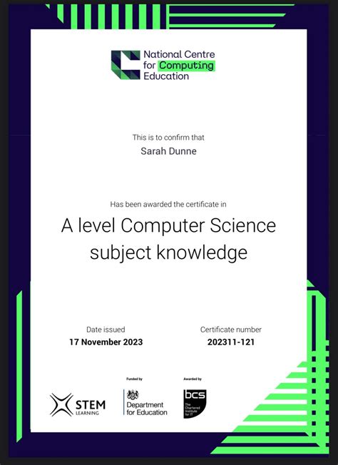 National Centre For Computing Education Posted On Linkedin