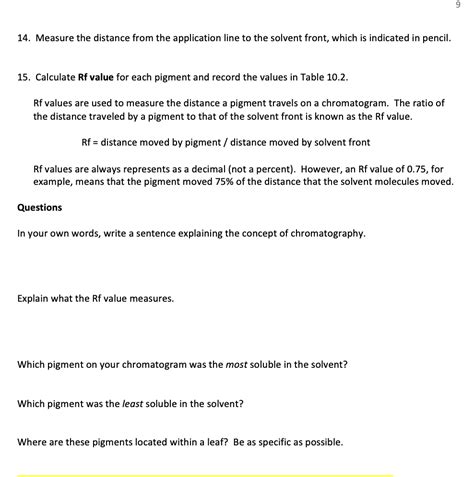 Analysis And Interpretation Of Chromatogram Label