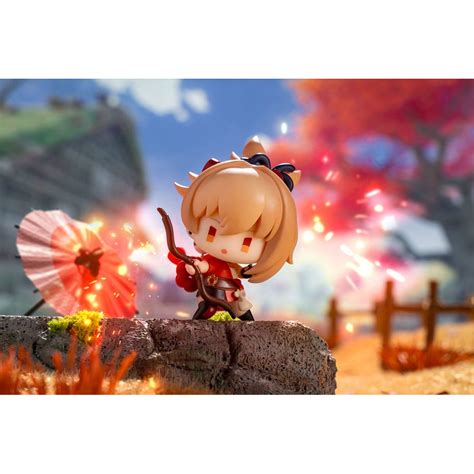 Genshin Impact Pack De Figurines Battle Scene Collection Inazuma Edition