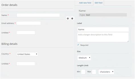Order Form Fields Configuration • Single Product Order Form • Implecode