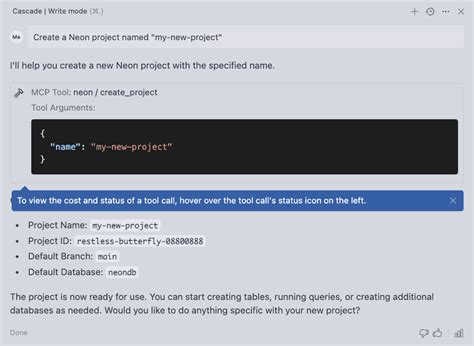 get started with windsurf and neon postgres mcp server neon guides