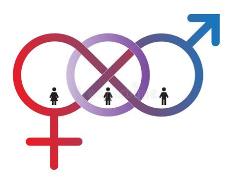 An Sign Of Woman Gender Male Illutrator Stock Vector Illustration Of
