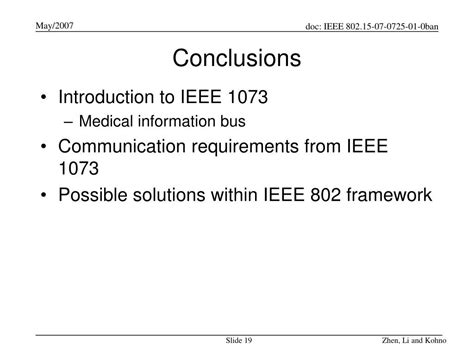 Ppt Communication Requirements From Ieee 1073 Powerpoint Presentation Id 4256190