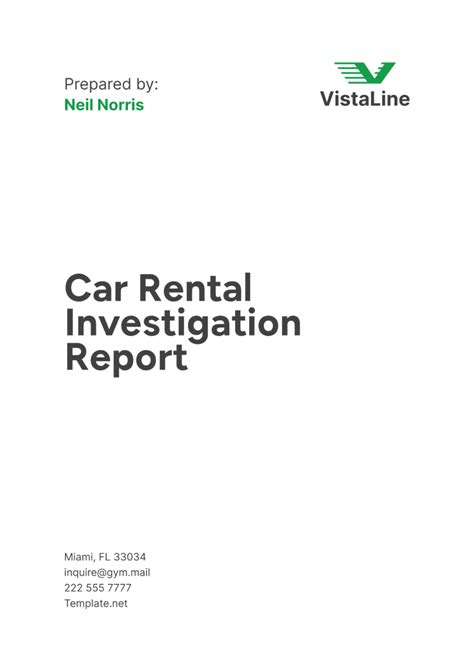 Free Grievance Investigation Report Template To Edit Online