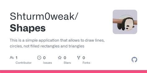 GitHub Shturm Weak Shapes This Is A Simple Application That Allows To Draw Lines Circles