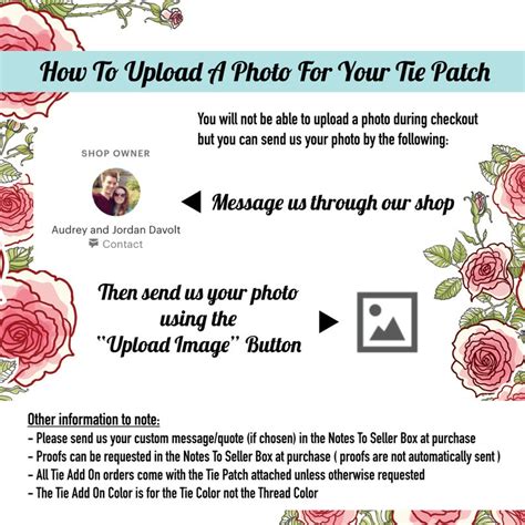 Custom Photo Tie Patch Father Of The Bride Groom Gift Etsy