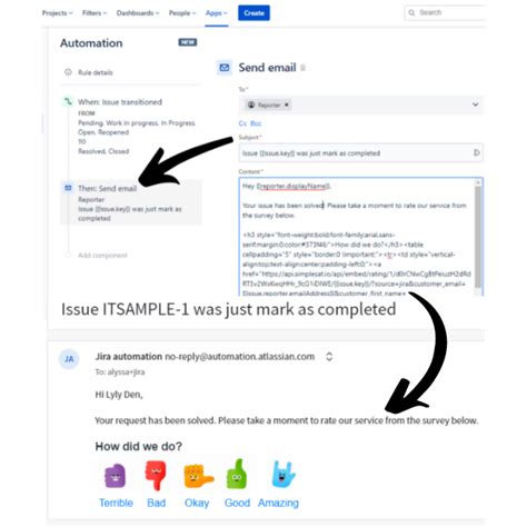 Jira Customer Satisfaction Surveys One Click Csat Ces And Nps Email