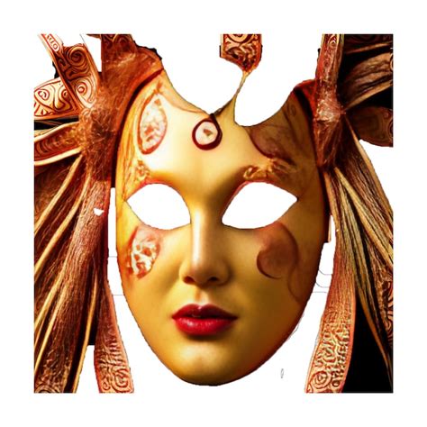 Premium Psd Face Hand Drawn Mask Vector