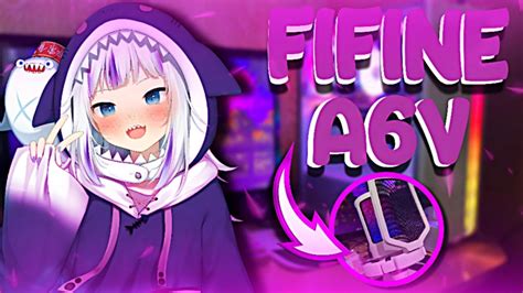 Unboxing Do Meu Microfone Fifine Ampligame A6v Youtube