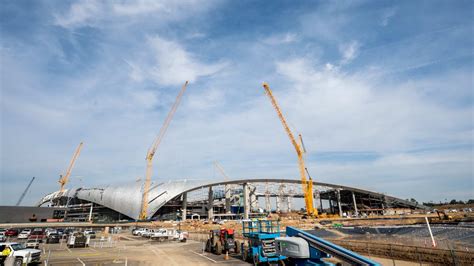 New Sofi Stadium Construction Time Lapse January 2020