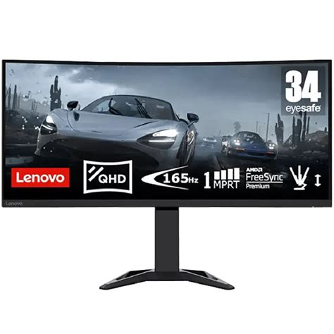 Монитор Lenovo - 34” G34w-30, VA, 165Hz, 0,5mc, WQHD, HDMI, Display ...