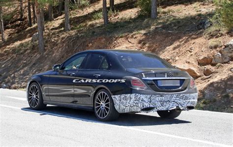 Mercedes C Class Facelift Looks About Ready For Its Big Debut Carscoops