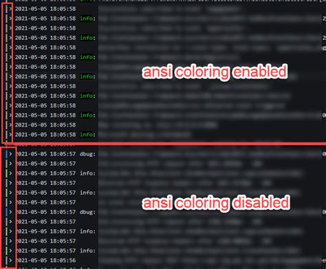 Loki Logs Log Levels Are Not Parsed If ANSI Coloring Is Enabled Issue
