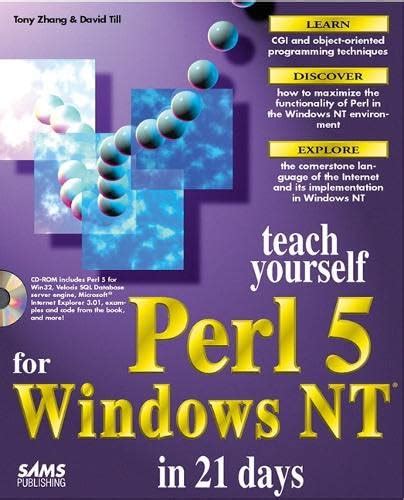 Sams Teach Yourself Perl 5 For Windows Nt In 21 Days Till David