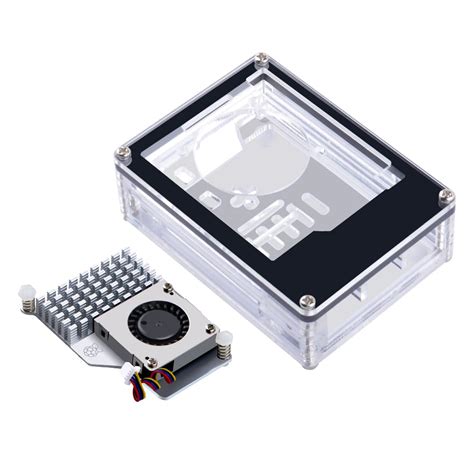 Electronikz GeeekPi 9 Layers Acrylic Case With Official Pi 5 Active Cooler For Raspberry Pi 5