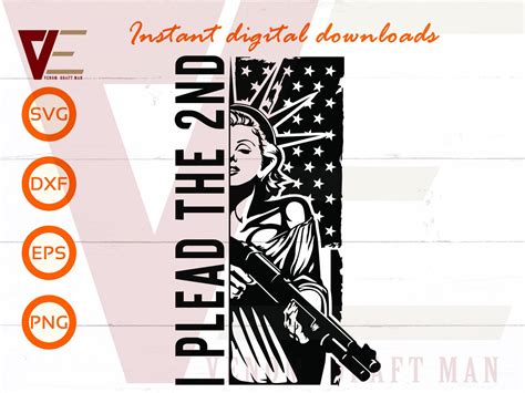 I Plead The 2nd Svg Support The Second Amendment Svg Files Etsy