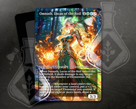 Omnath Locus Of The Roil Amazing Alternate Full Custom Art
