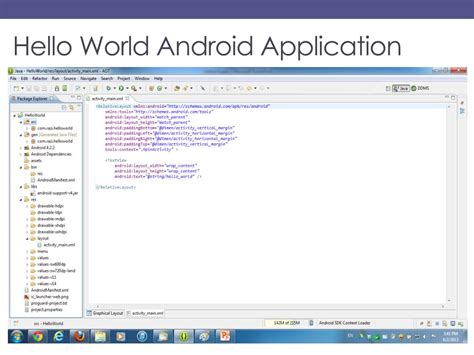 Ppt Building First Android Application Powerpoint Presentation Free Download Id5427152