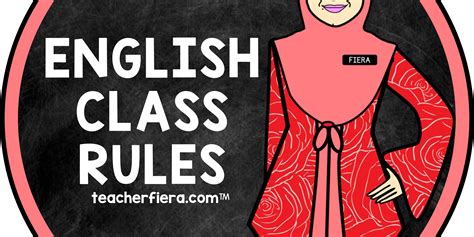 English Class Rules