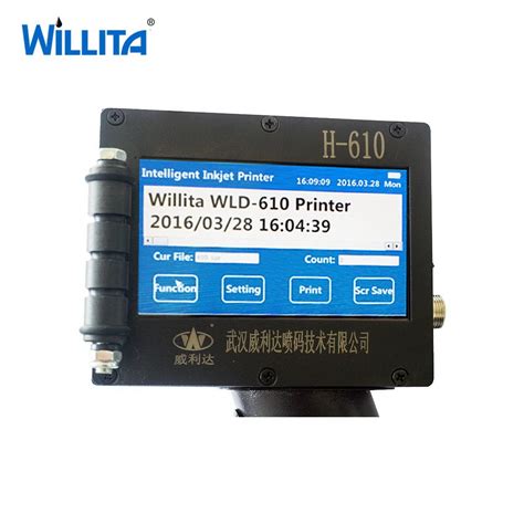 Buy Expire Date Industrial Handheld Inkjet Printer For Plastic Bottles Aluminum Foil From Wuhan