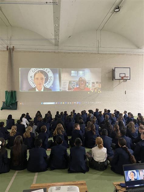 So Proud Of Our Year 7s Who Took Part In A World Record Attempt This Morning To Celebrate