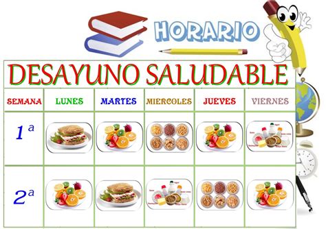 Educación Física En La Red Más Menús Saludables Para El Recreo