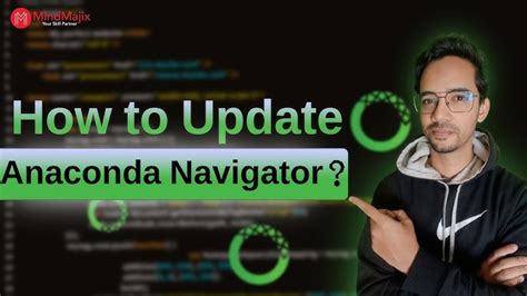 python how to update anaconda navigator with command line enable