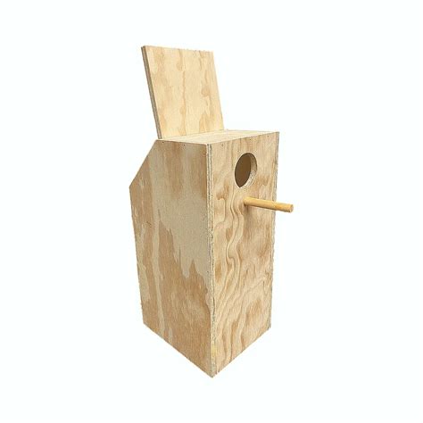 Small Parrot Nesting Box Sloped Breeders Secret
