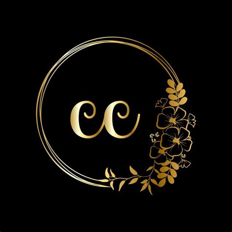 Premium Vector Cc Initial Logo Wedding Handwriting Jewelry Logo