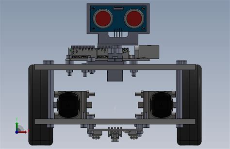 巡检小车solidworks 2018模型图纸下载 懒石网
