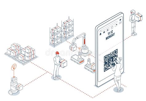 Woman Scans Qr Code On Phone To Make An Online Purchase Features