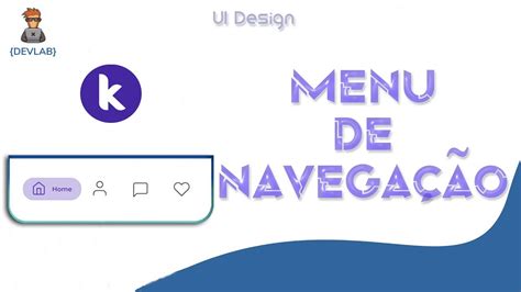 Menu De Navegação Bottom Navigation Kodular Youtube