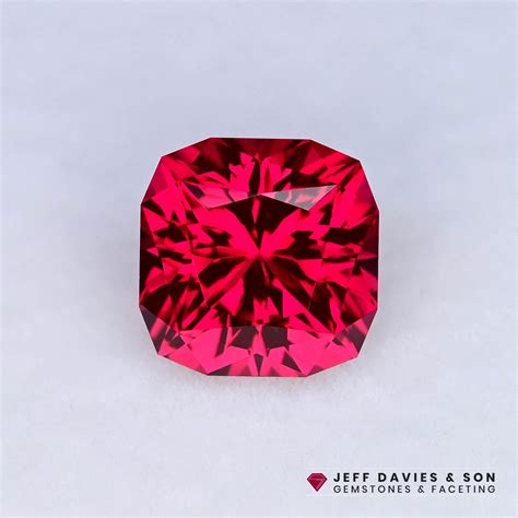 Lab Bright Red Ruby Ct Jeff Davies Son Gemstones