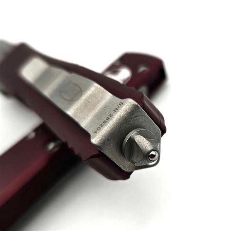 Microtech Ultratech 122 10apmr Merlot Double Edge Apocalyptic