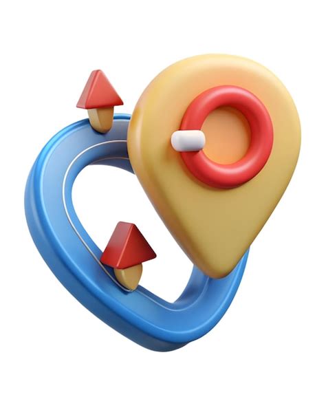 AI Route Planner And Holiday Journey Concept 3D Icon For Optimizing