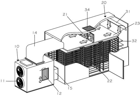 一种浸漆电机定子的烘干机组的制作方法