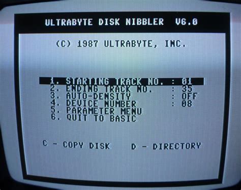 Ultrabyte Disk Nibbler C64 Copy Protection