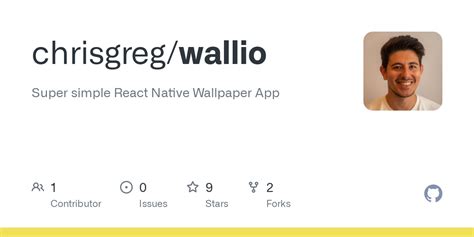 GitHub Chrisgreg Wallio Super Simple React Native Wallpaper App