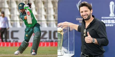 Shahid Afridi Compliments Babar Azams Cover Drive International